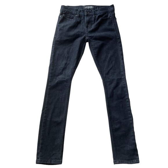 RUDE | Jeans | Rude Mens Black Super Skinny Leg Size 26x3 Midrise Dark ...